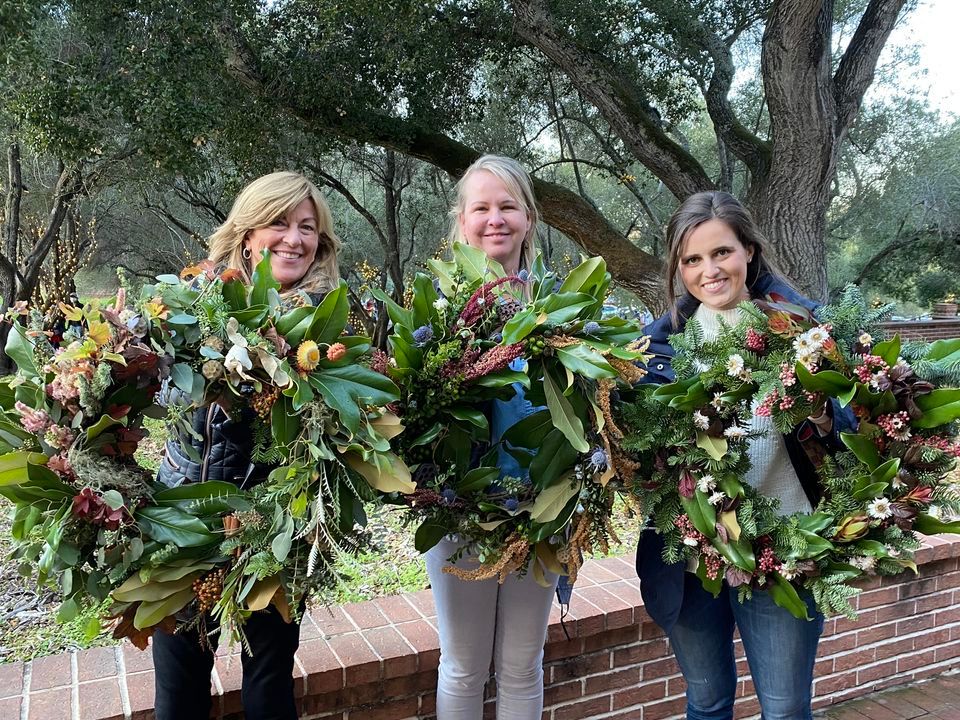 Holidays at Filoli: Flora Party - Holiday Wreaths , Filoli, San Mateo ...