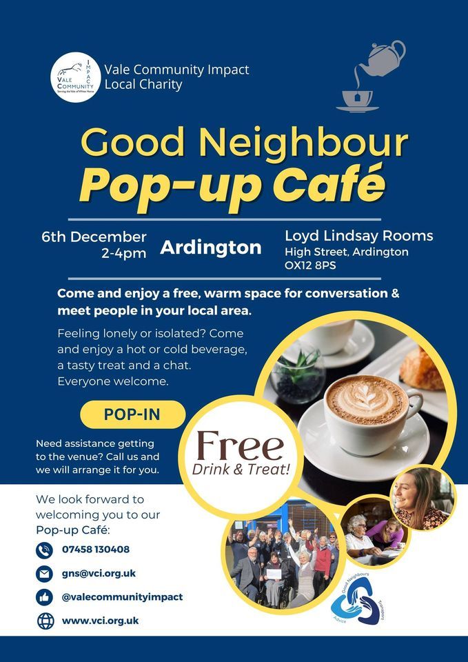 Good Neighbour Pop-up Cafe - Ardington, High St, Ardington, Wantage ...