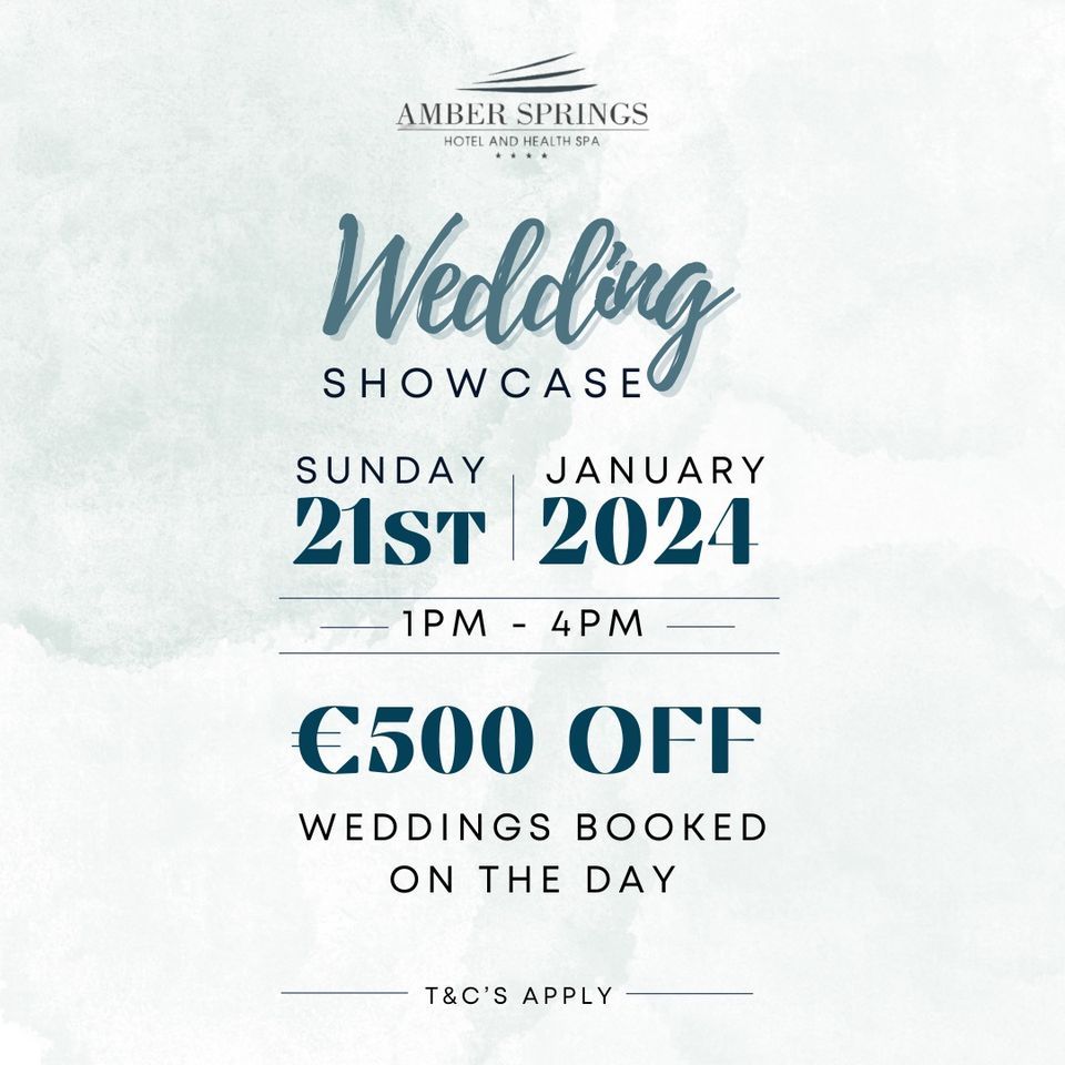 Wedding Showcase , Amber Springs Hotel & Spa Resort, Gorey, January 21 ...