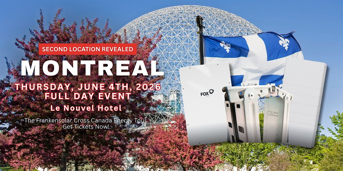 Frankensolar Cross Canada Energy Tour – Montreal Stop, Le Nouvel Hotel ...