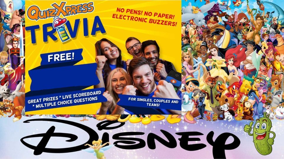 Disney Trivia Night, Hop and Pickle, South Brisbane, 25 February 2024 ...