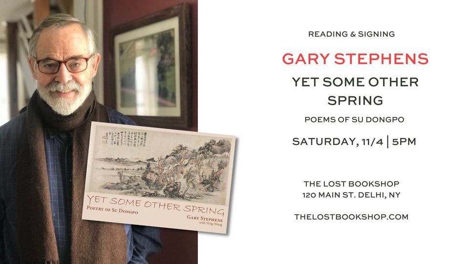 Poetry Reading - Gary Stephens, The Lost Bookshop, Delhi, 4 November ...