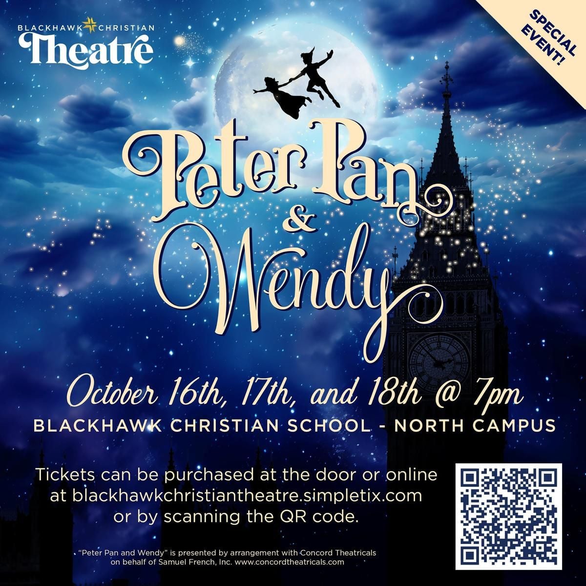Peter Pan and Wendy at Todd Wehr Theater at Marcus Center, Todd Wehr ...