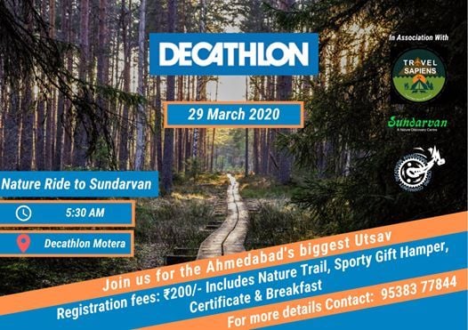 Decathlon Motera Nature Ride to Sundarvan, Decathlon Sports India ...