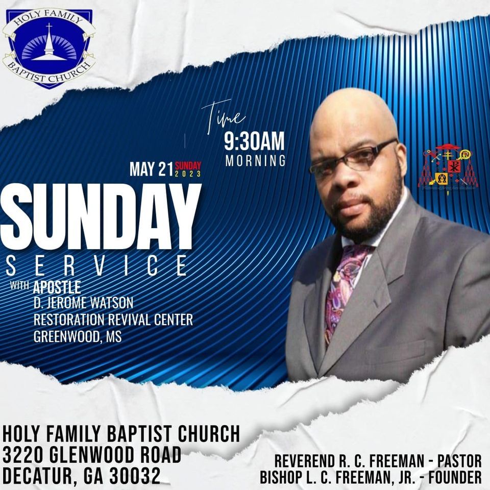 Preaching Assignment: Son coming HOME!, Holy Family Baptist Church ...