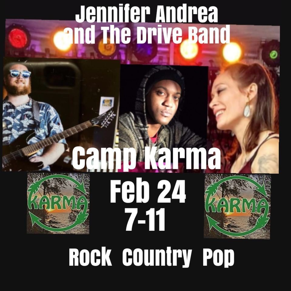 Jennifer and The Drive Band Live at Camp Karma, Camp Karma, West Allis ...