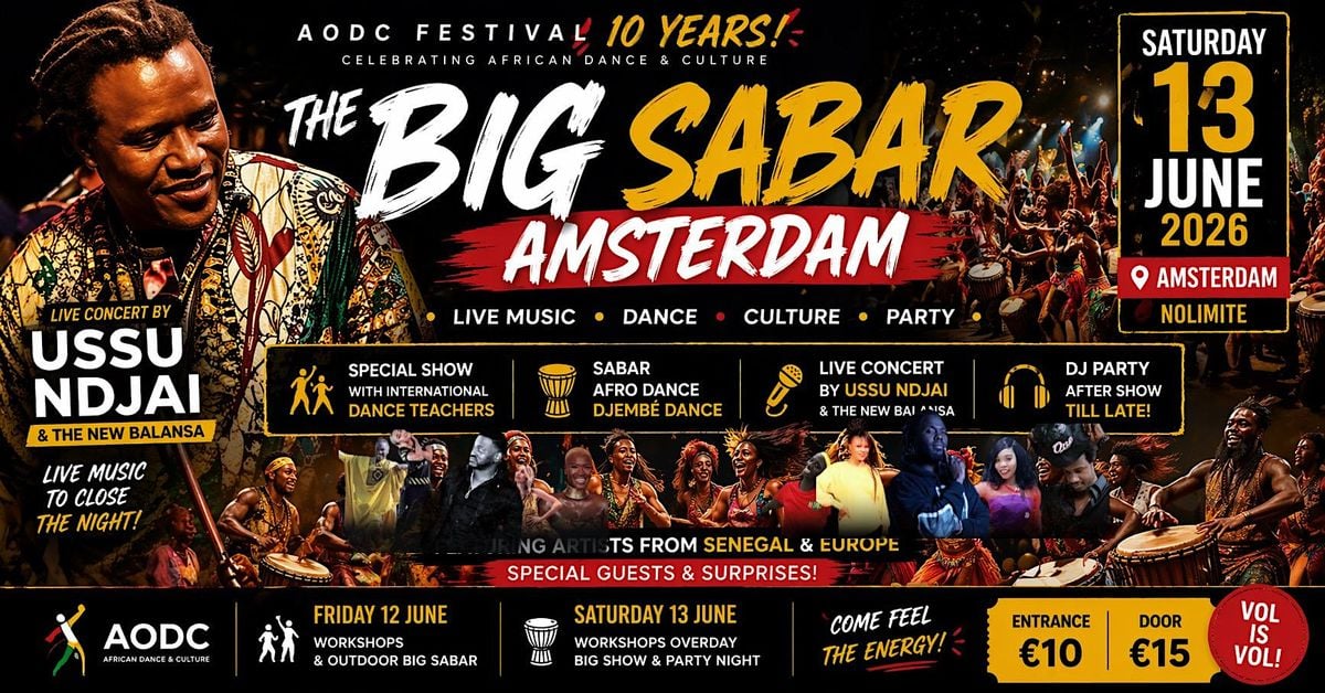 AODC Festival 2026 – The Big Sabar Amsterdam, No limit, Weesp, 13 June ...
