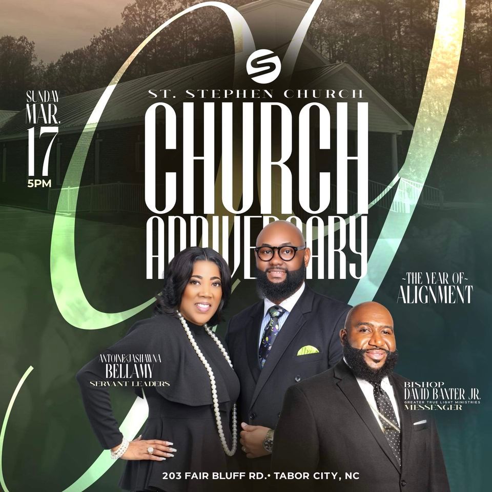 99th Church Anniversary, 203 Fair Bluff Road / P. O. Box 876, Tabor ...