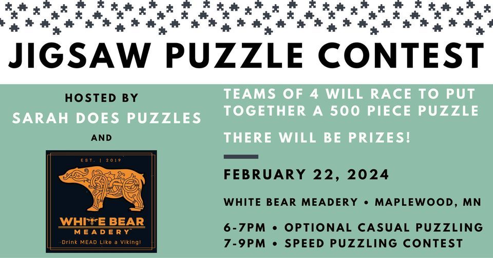 White Bear Meadery Jigsaw Puzzle Contest, White Bear Meadery, Little ...