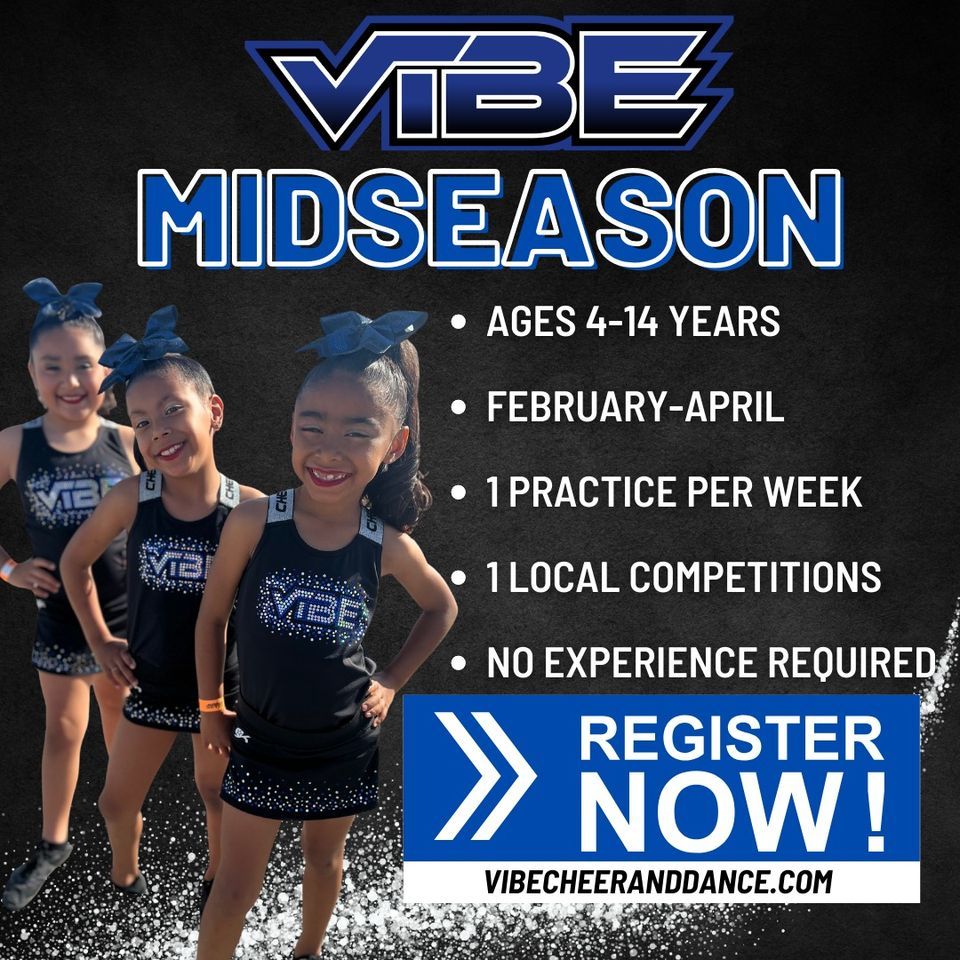 Midseason Cheer Team , VIBE Cheer & Dance GYM, El Monte, January 31 ...