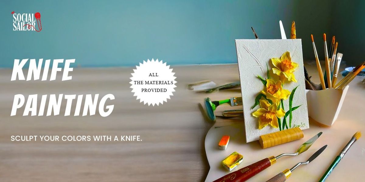 Knife Painting Art - Hyderabad, Red Rhino-Craft Brewery and Kitchen ...