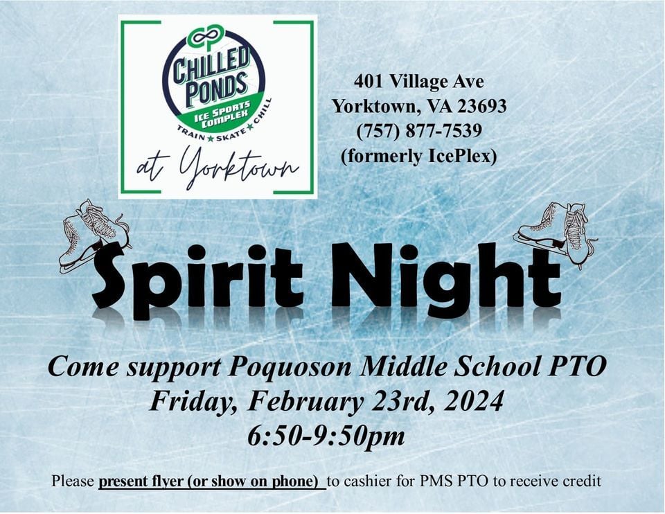 PMS PTO Spirit Night @ Chilled Ponds, Chilled Ponds at Yorktown ...