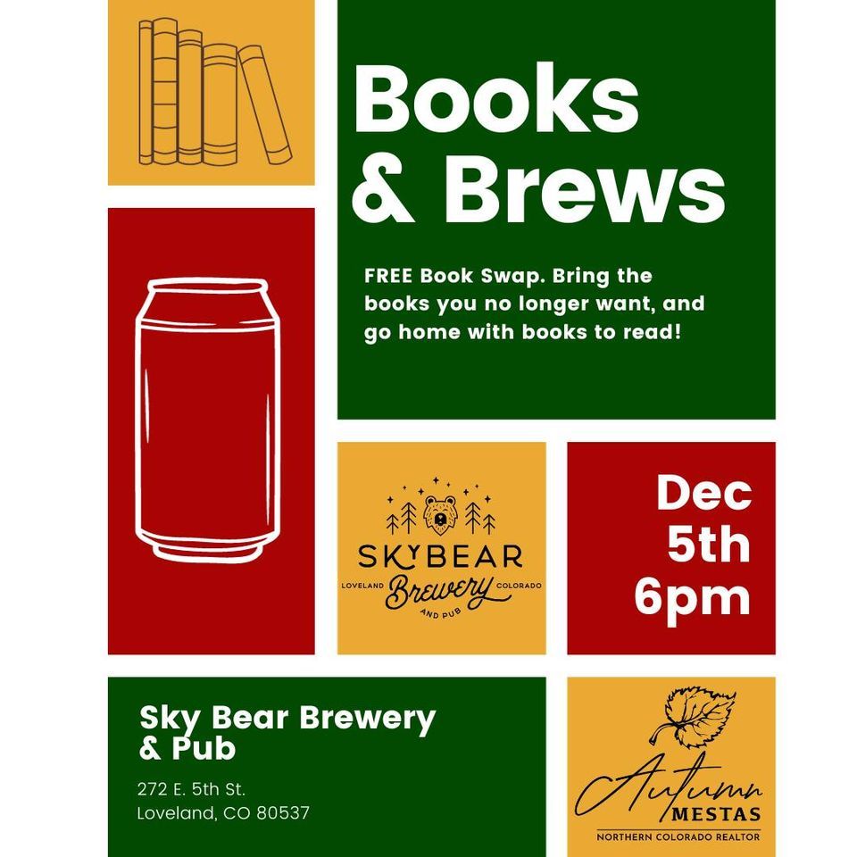Books & Brews - Free Book Swap, Sky Bear Brewery & Pub, Loveland, December 5 2023 | AllEvents.in