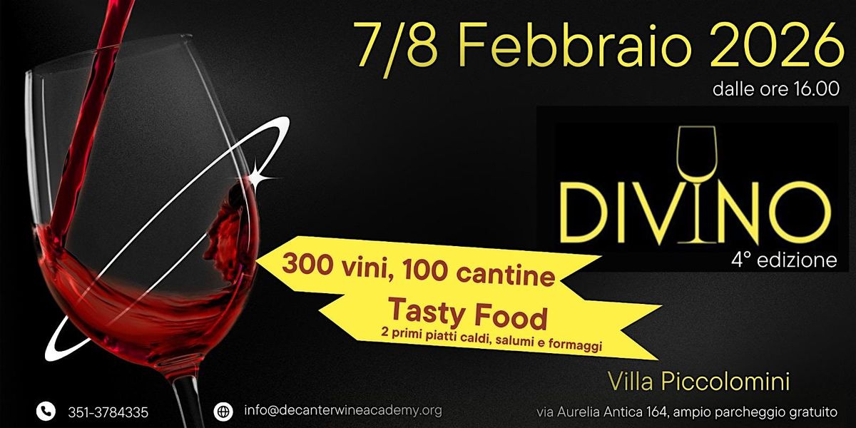diVino, Villa Piccolomini, Roma, 7 February to 8 February | AllEvents
