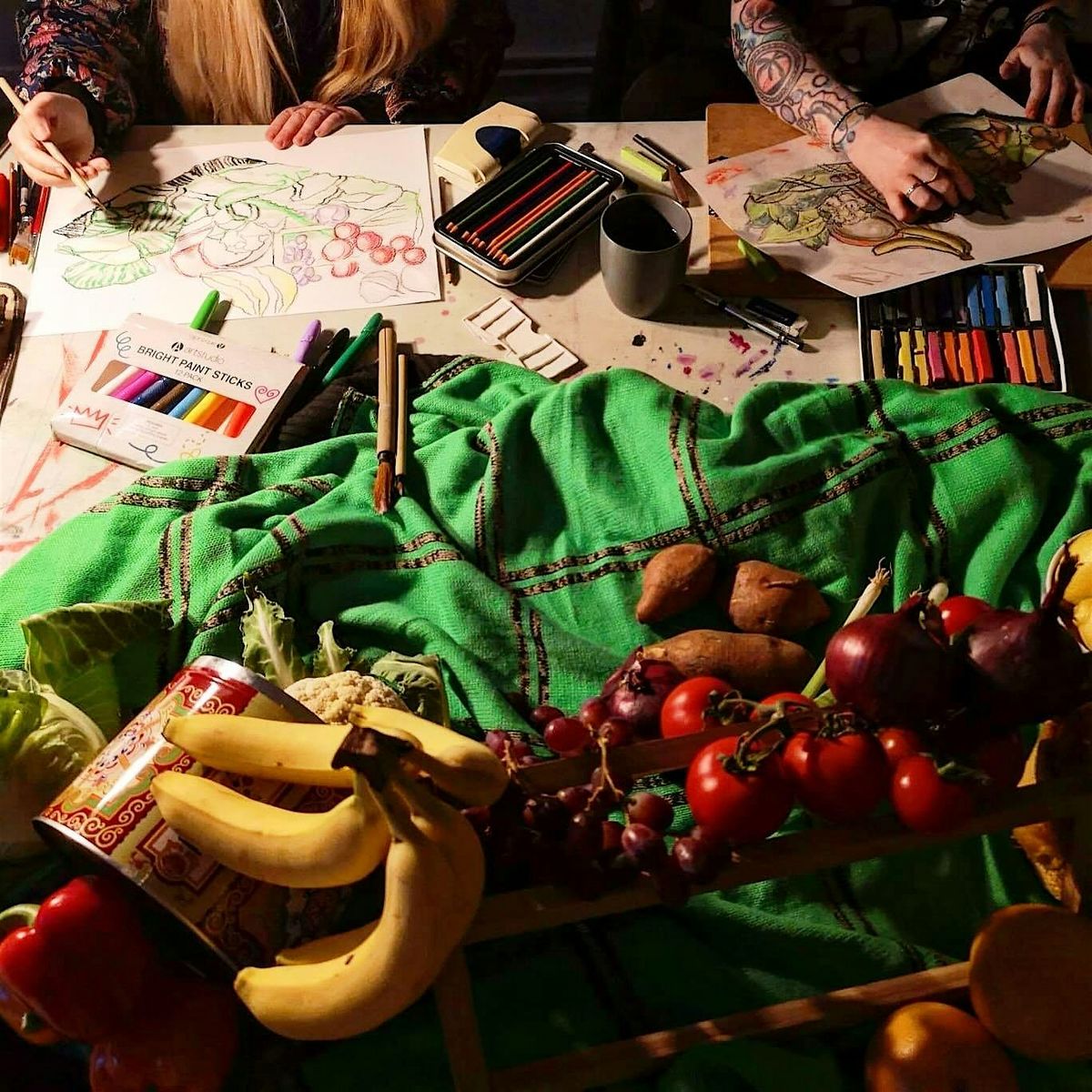 Still Life Drawing with Becky Davies, Penuel Lane Studios, Pontypridd ...