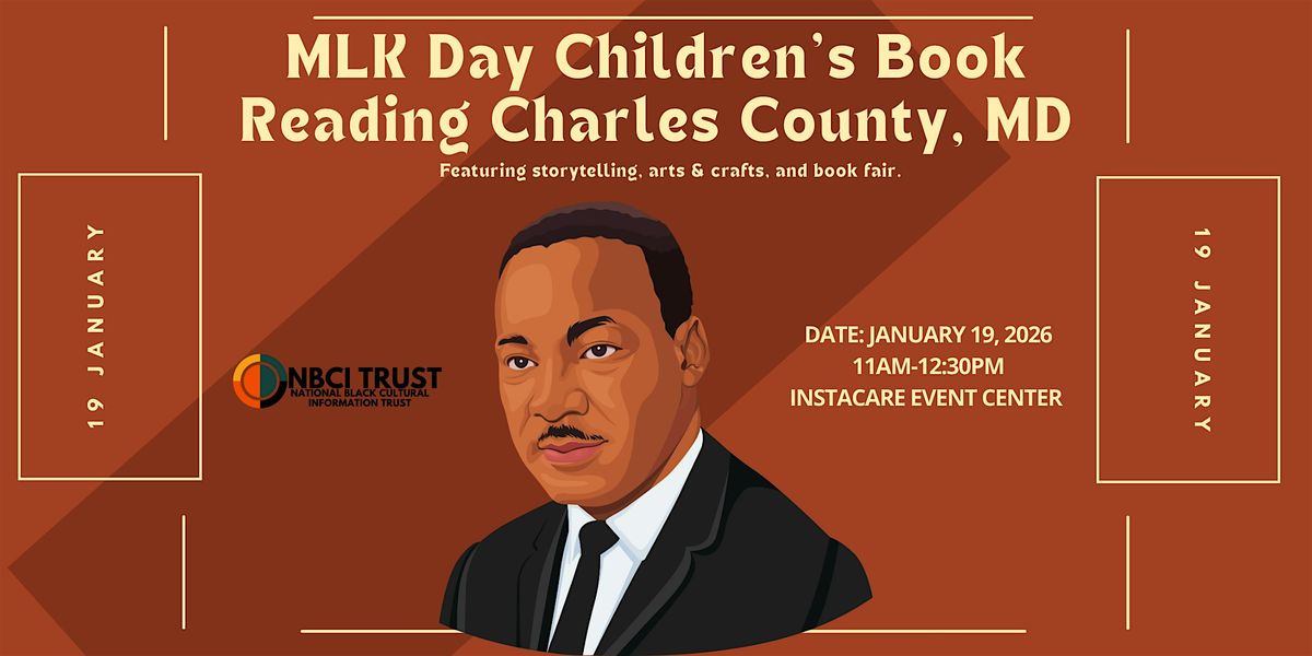MLK Day Childrens Book Reading: Charles County, MD, InstaCare Event ...