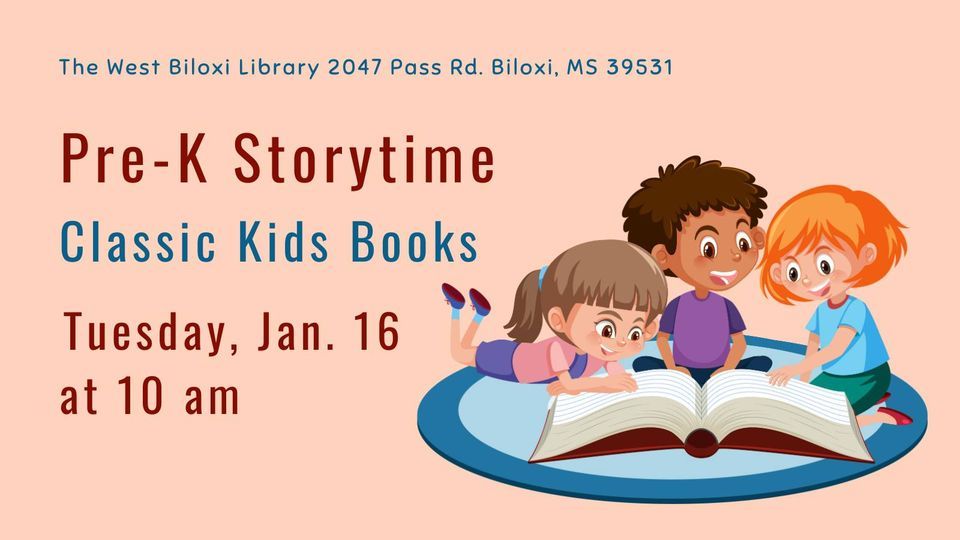 Pre-K Storytime: Classic Kids Books, Margaret S. Sherry Memorial ...
