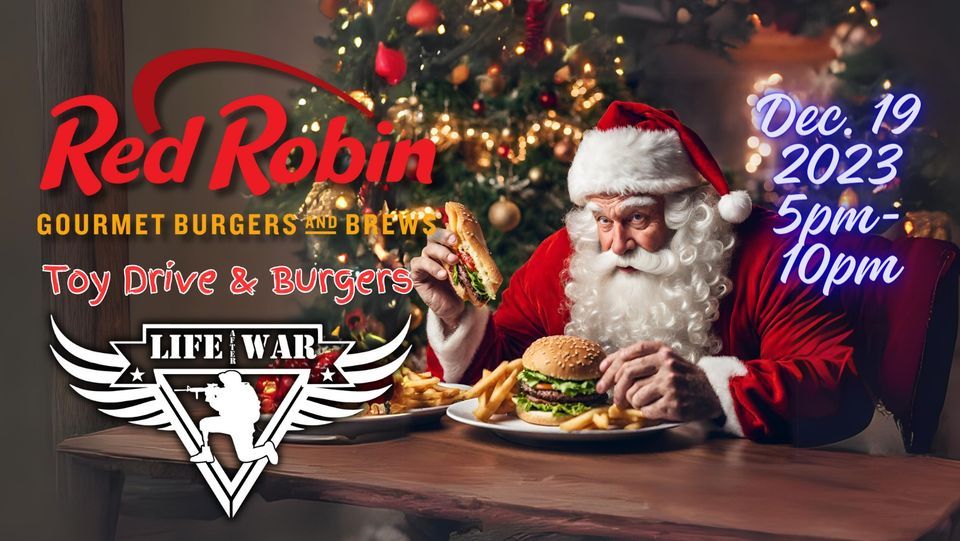 Red Robin® 4 Warriors - Christmas Extravaganza - Toy Drive, Red Robin ...