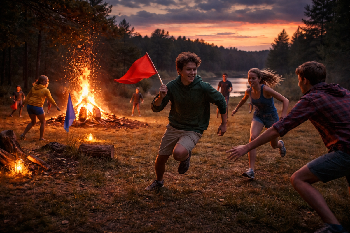Capture the Flag & Bonfire, Grows House, Cameron Park, 11 February 2026 ...