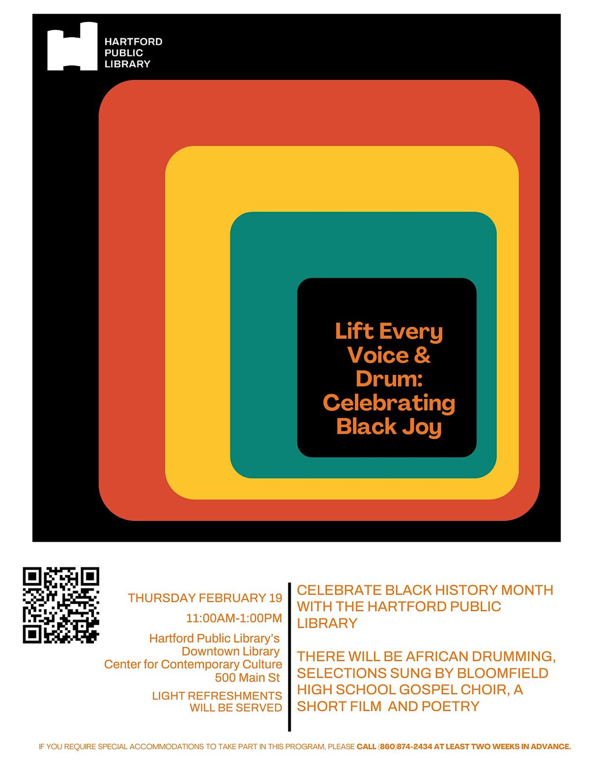 Lift Every Voice & Drum: Celebrating Black Joy, Hartford Public Library ...