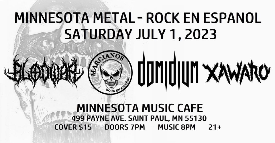 Minnesota Metal - Rock en Espanol , Minnesota Music Cafe, Saint Paul ...