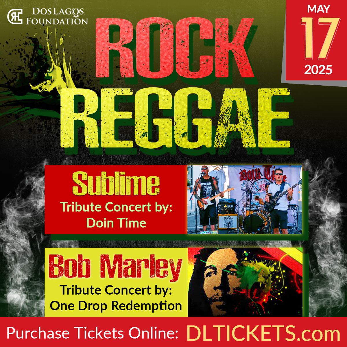 Rock Reggae: Tribute To Sublime & Bob Marley, Dos Lagos Lakeside ...