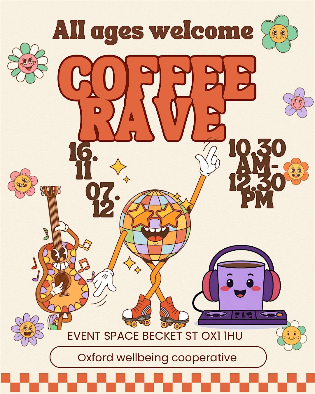 All ages coffee rave sober dance, Event Space @Makespace, Oxford, 29 ...