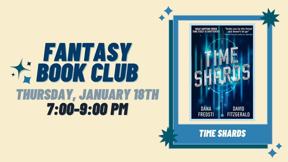 Fantasy Book Club, Cupboard Maker Books, Enola, January 18 2024 ...