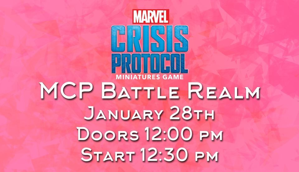 Marvel: Crisis Protocol Battle Realm tournament, AFK Games, Holt ...