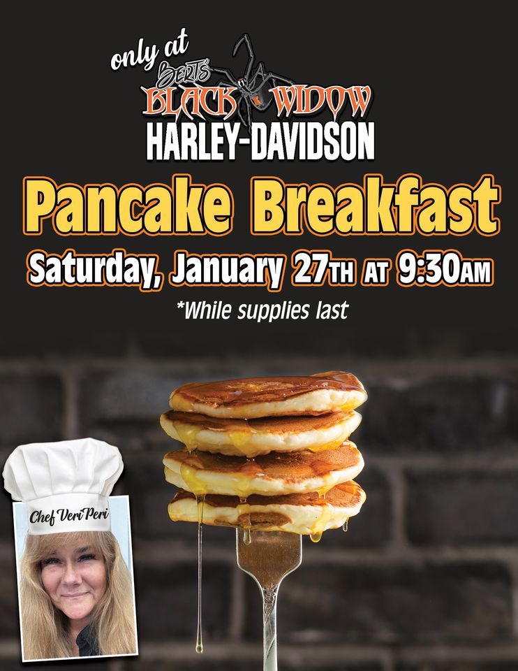 Biker Pancake Breakfast, Bert's Black Widow Harley-Davidson, El Jobean ...