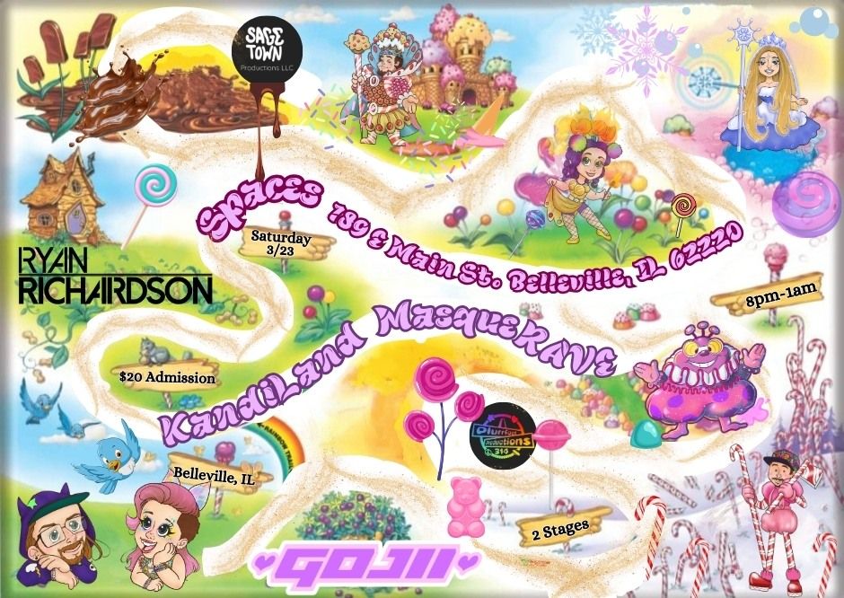 KandiLand MasqueRAVE, SPACES, Belleville, March 23 to March 24 ...