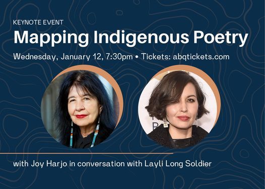 Keynote Event - Mapping Indigenous Poetry: Joy Harjo & Layli Long ...