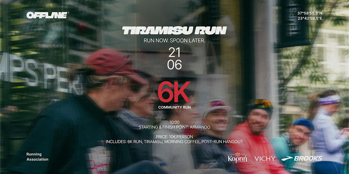 TIRAMISU RUN | 6K, Coffee & Dessert Therapy, Armando Pizzeria Cafeteria ...
