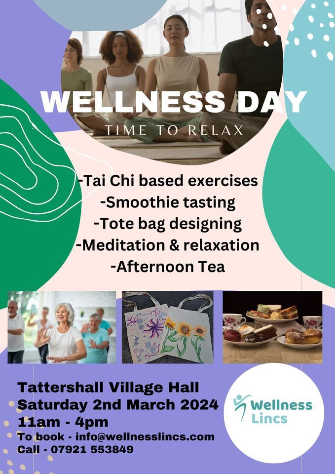 March Wellness Day, Tattershall Village Hall, Horncastle, March 2 2024 ...