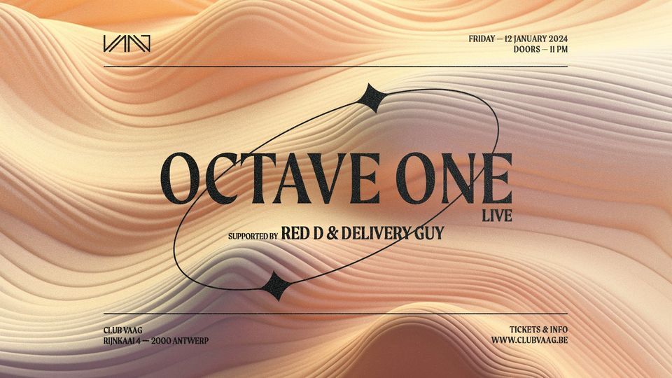 Club Vaag invites OCTAVE ONE (live), Club Vaag, Antwerp, 12 January to ...