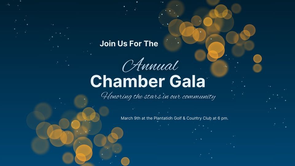 Annual Chamber Gala, Plantation Golf & Country Club, Fort Myers, March ...