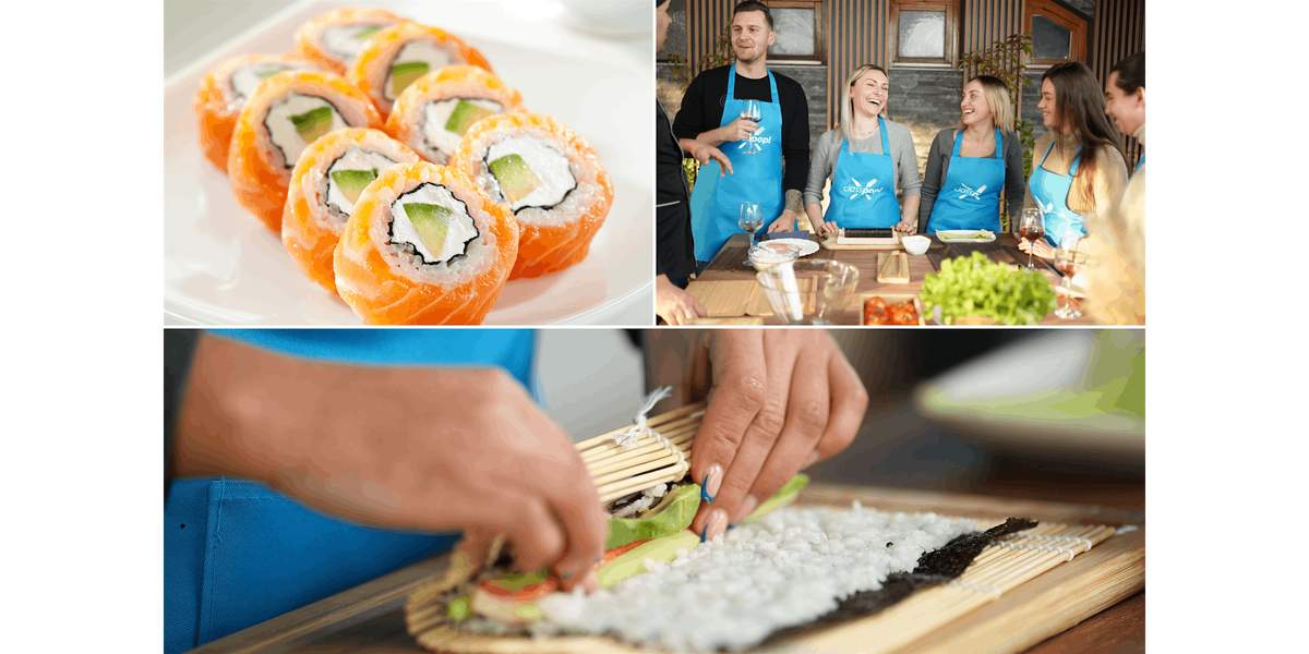Make Epic Sushi With Chef Amerilis - Sushi Making Cooking Class in ...