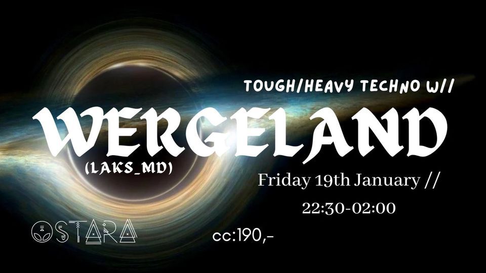 tough/heavy techno w// WERGELAND, Ostara, Oslo, 19 January to 20 ...
