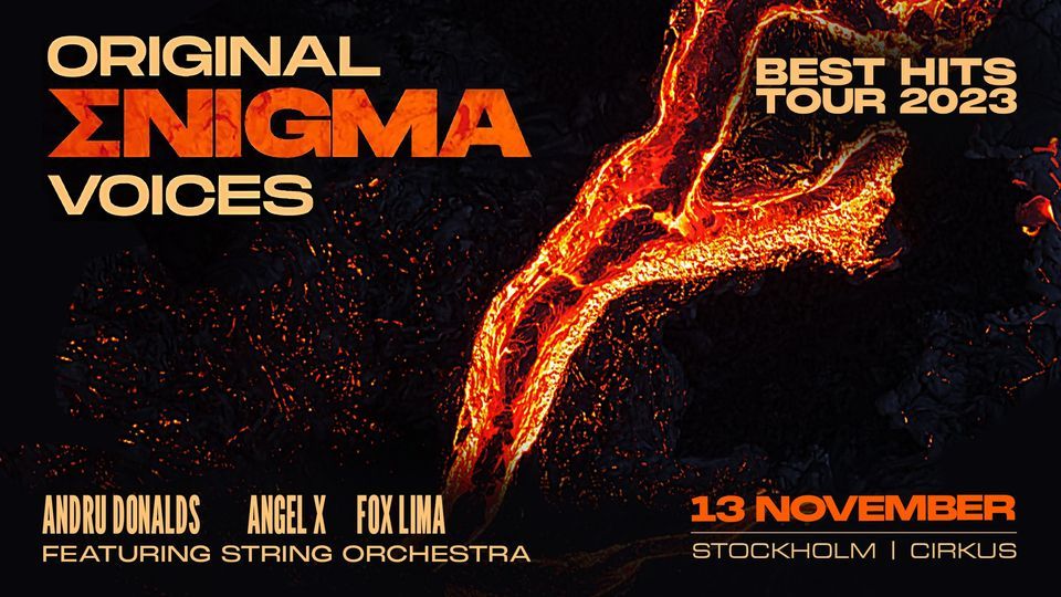 Original Enigma Voices / Stockholm Cirkus , Cirkus, Sundbyberg, 13 ...