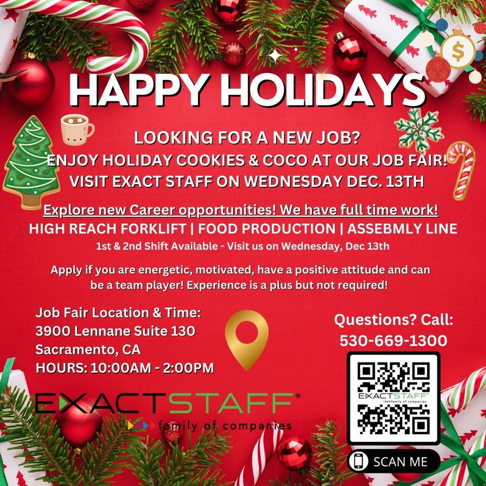 Exact Staff Sacramentos event, Exact Staff Sacramento, 13 December 2023 ...