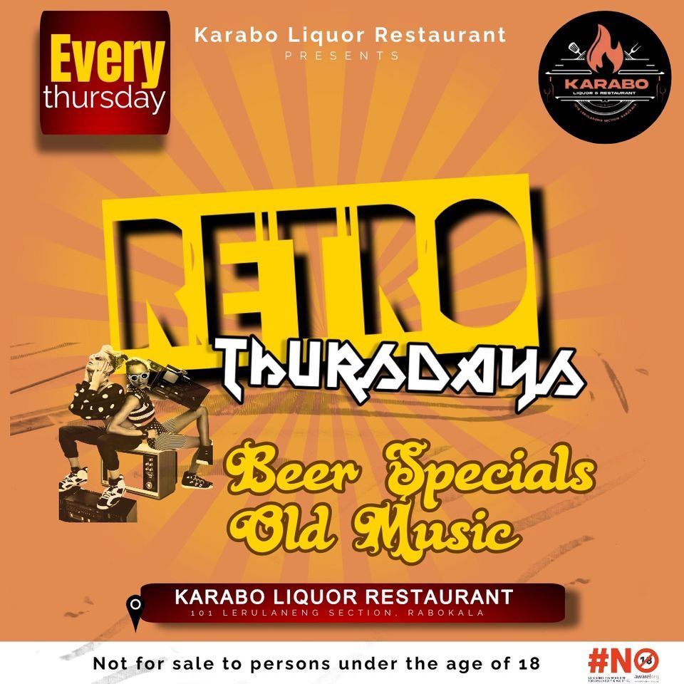 Retro Thursdays, Rabokala - Lerulaneng, Akasia, 28 December 2023 ...