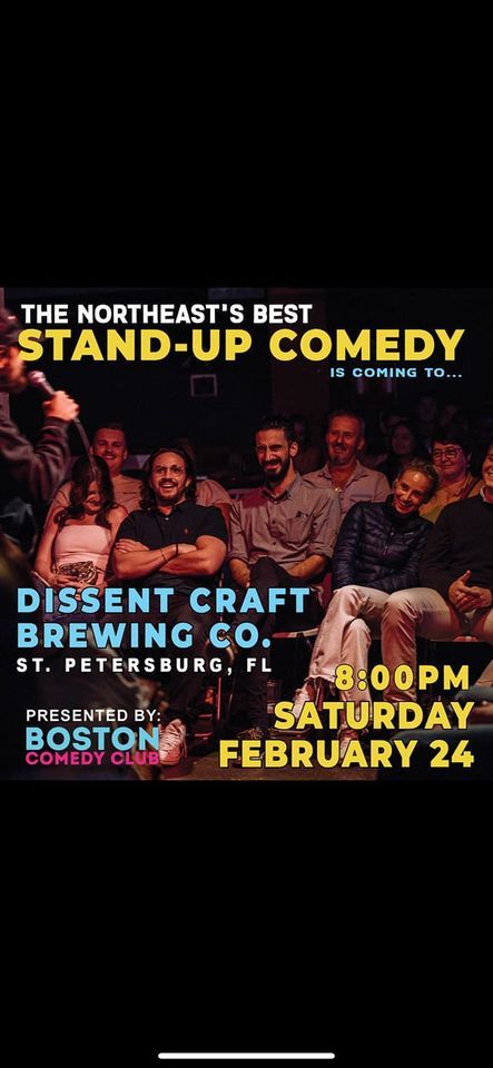 Boston Comedy Club Show @ Dissent Craft Brewing , Dissent Craft Brewing ...