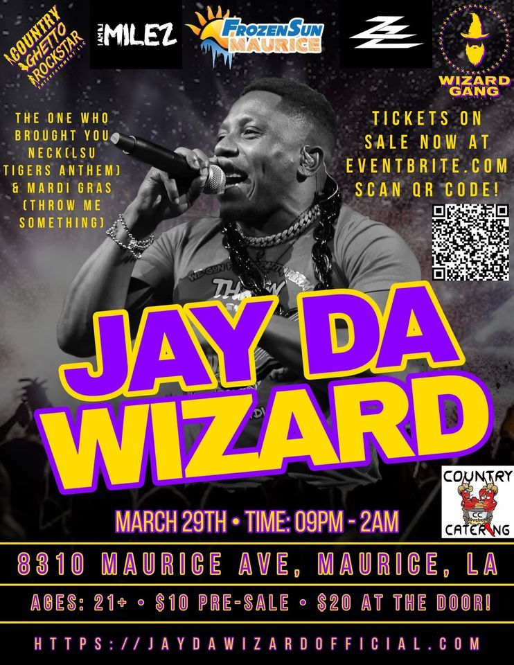 Jay Da Wizard Live In Concert!, Frozen Sun Maurice, 29 March to 30 March | AllEvents.in
