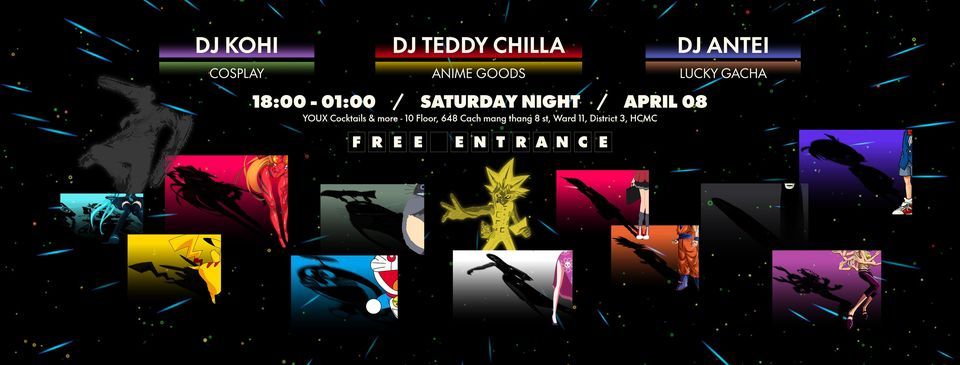 YOUX ANIME MUSIC PARTY: The power of wibu, YOUX Cocktails, Ho Chi Minh ...