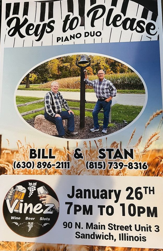 Keys to Please Piano Duo , Vinez, Sandwich, January 26 2024 | AllEvents.in