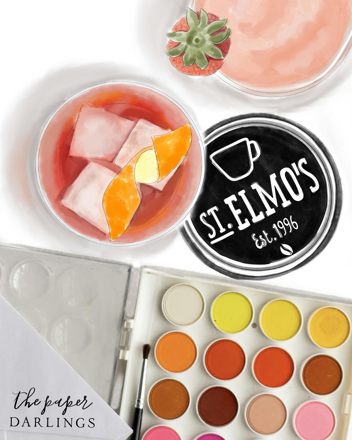 St. Elmos + The Paper Darlings Paint and Sip Happy Hour, St. Elmo's ...