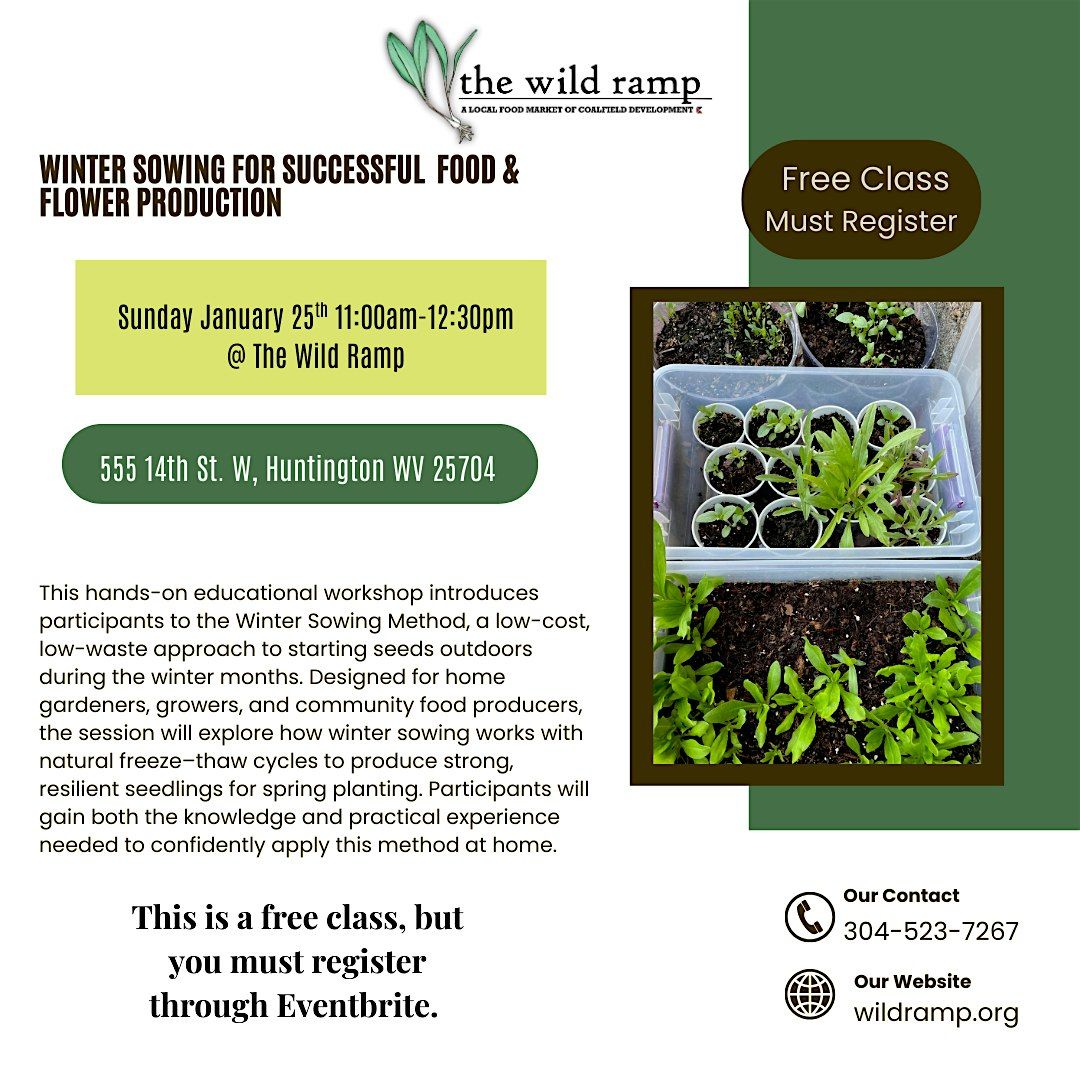 Winter Sowing Method for Successful Seasonal Food and Flower Production ...