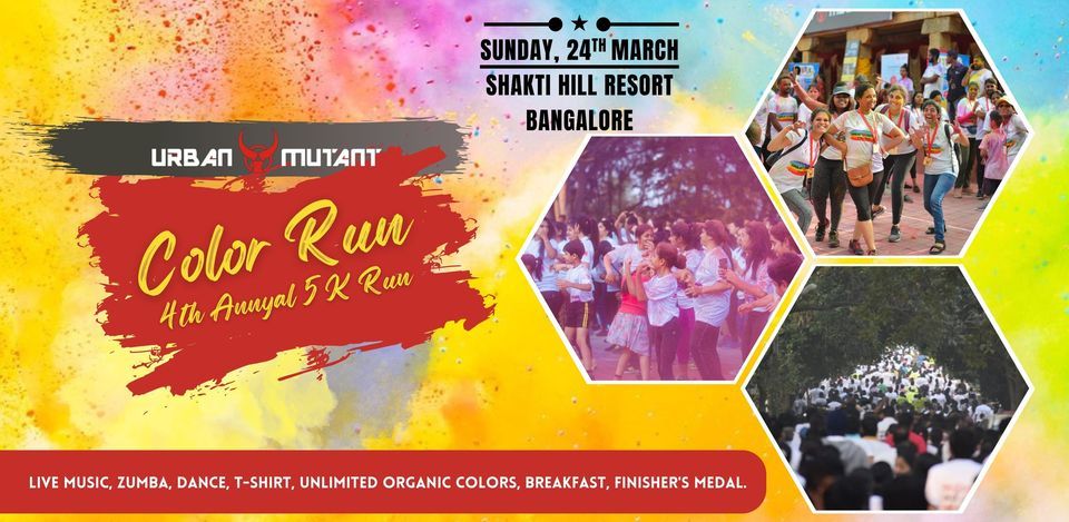 Color Run 2024 By Urban Mutant, Shakthi Hill Resorts, Bangalore, 24 ...