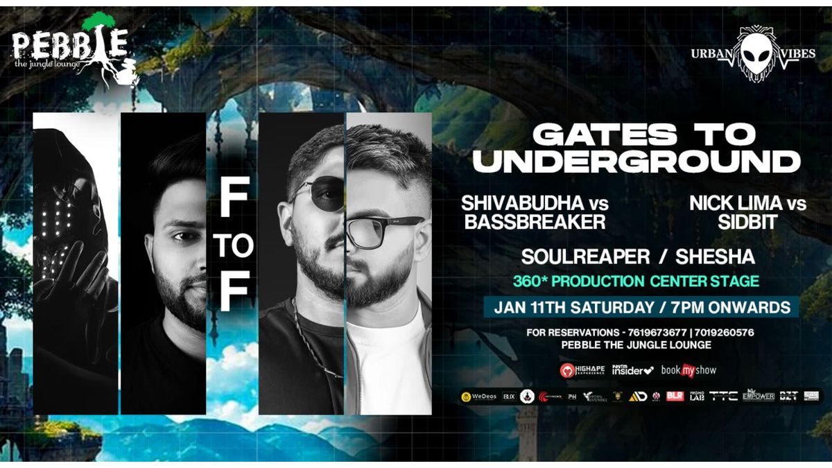 Gates to underground At Pebble The Jungle Lounge, PEBBLE The Jungle ...