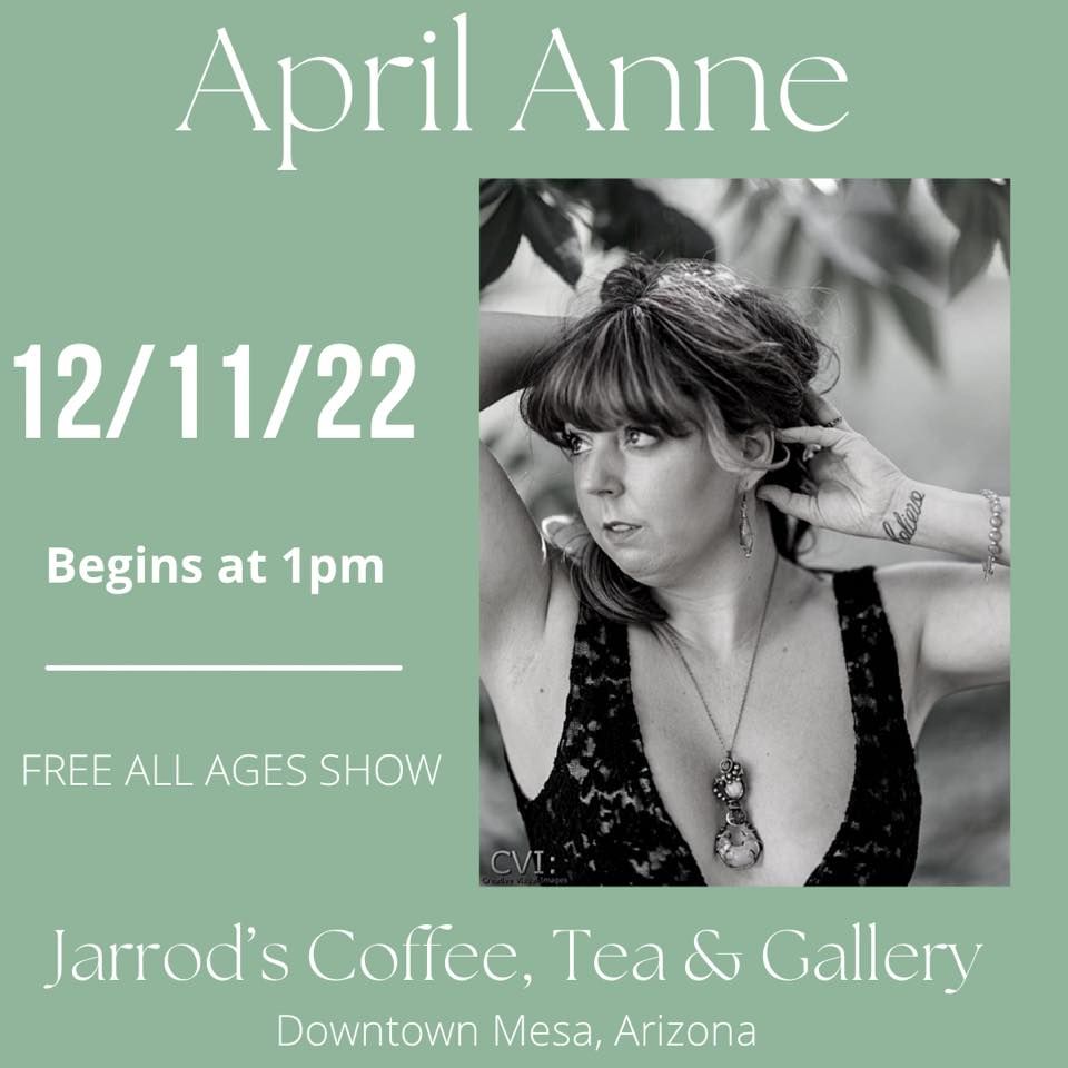 April Anne At Jarrods Coffee Tea And Gallery Jarrods Coffee Tea